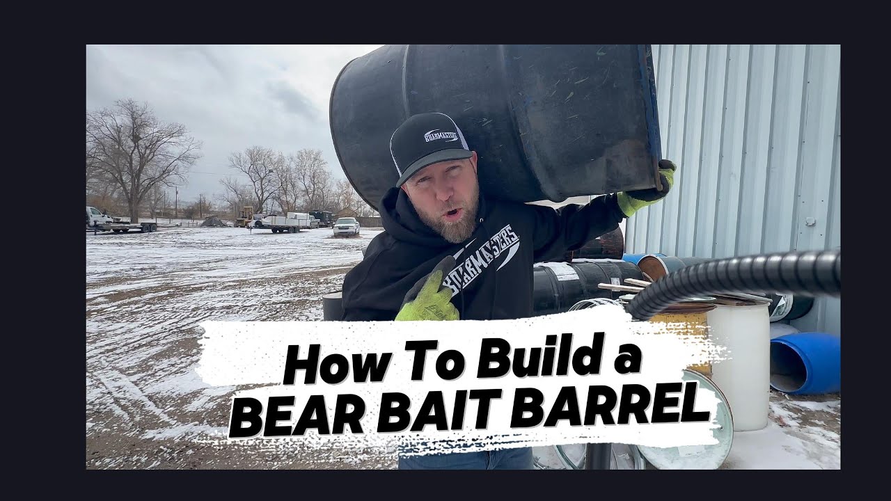 How to build a bear bait barrel - Boarmasters Wildlife Attractants
