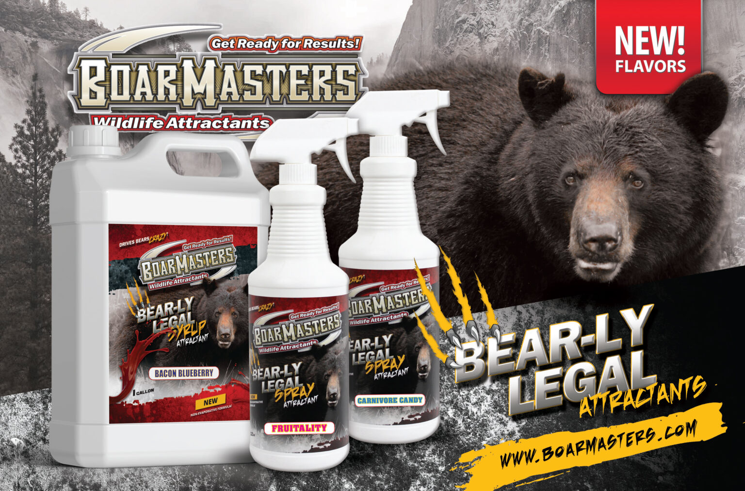 BoarMasters New Bear Attractants and Lures for baiting bears ...